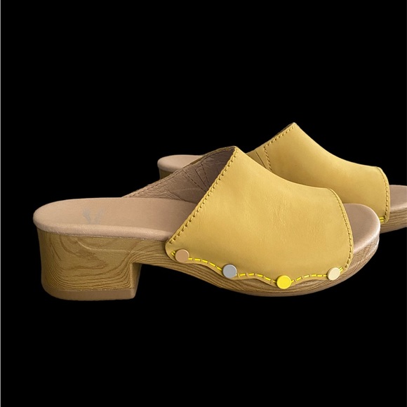 Dansko | Shoes | Dansko Giana Milled Nubuck New With Box Yellow | Poshmark
